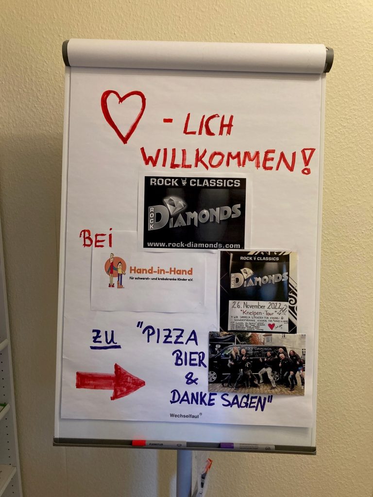 Nach der Kneipentour ist vor der Kneipentour Rock Diamonds zu Gast bei ...